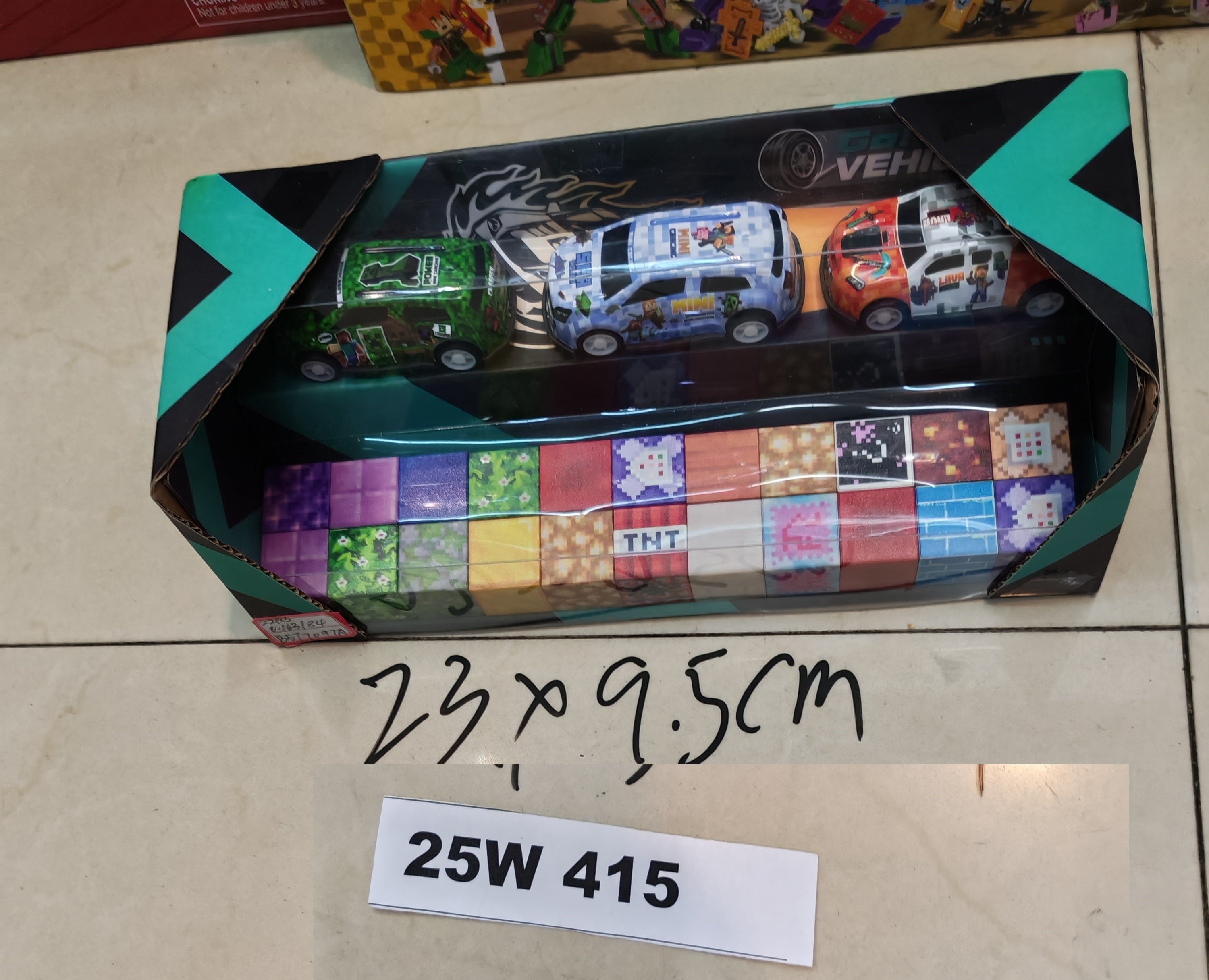 W415 - MINECRAFT CAR BLOCKS SET – P.A.C. Imports TT