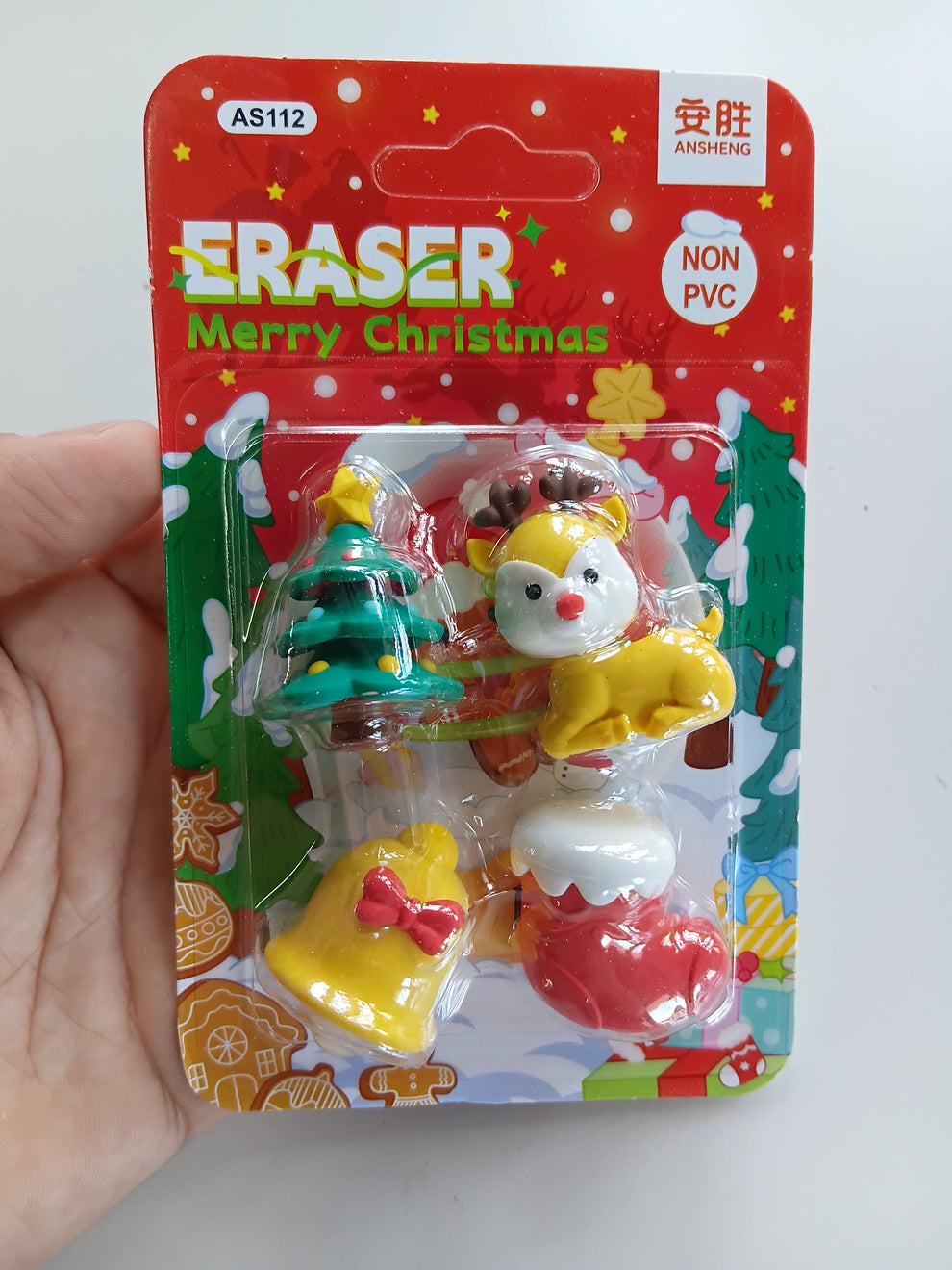 W164 - ERASER CHRISTMAS – P.A.C. Imports TT